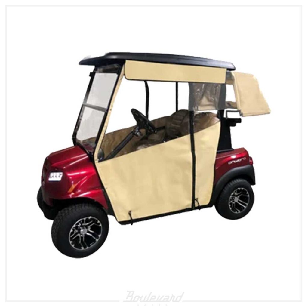 Track Style Enclosures | Boulevard Carts