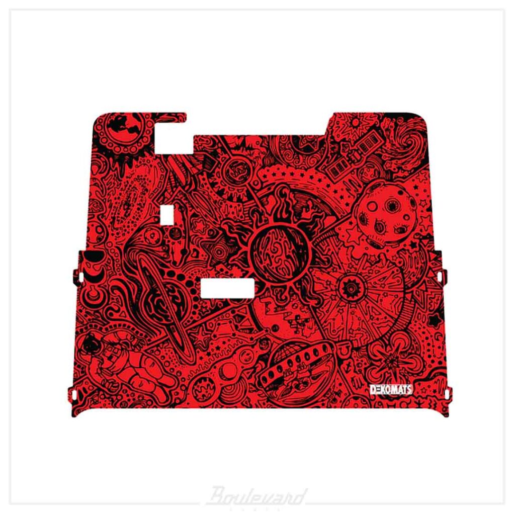 Dekomats: Red Astro Design | Boulevard Carts
